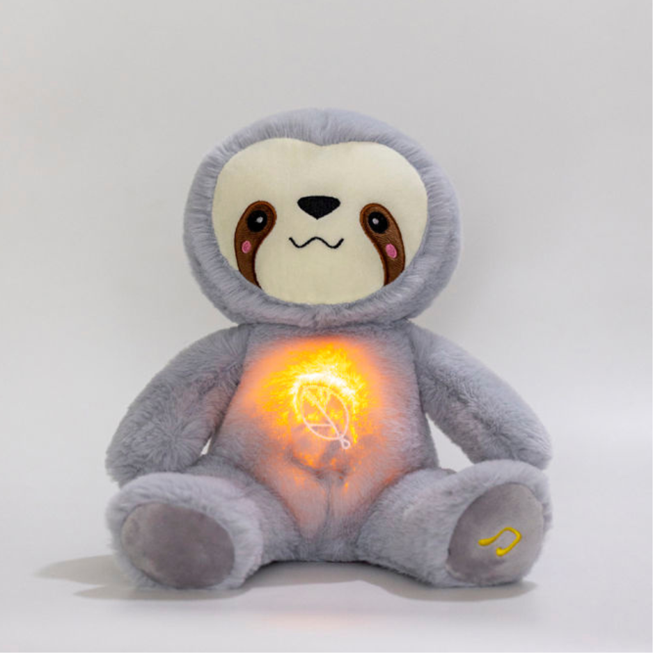 Breathing Sloth Plushie - Anti-Anxiety Relief & Sleep Companion – Hugbuds